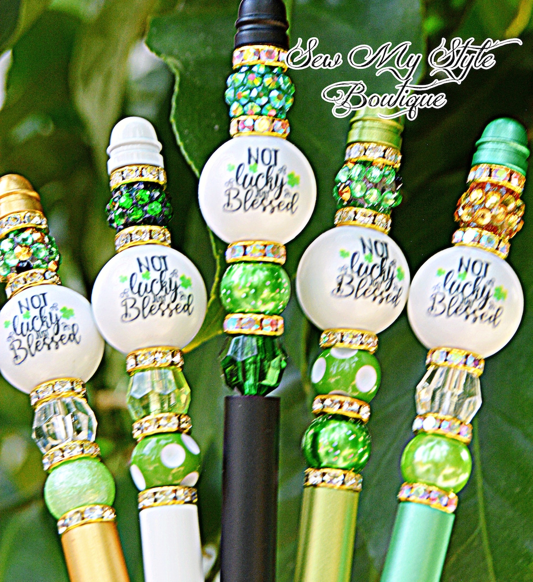Beaded Pens/st.pattys/blessed Pen/lucky Pen/gift for Friends/family ...