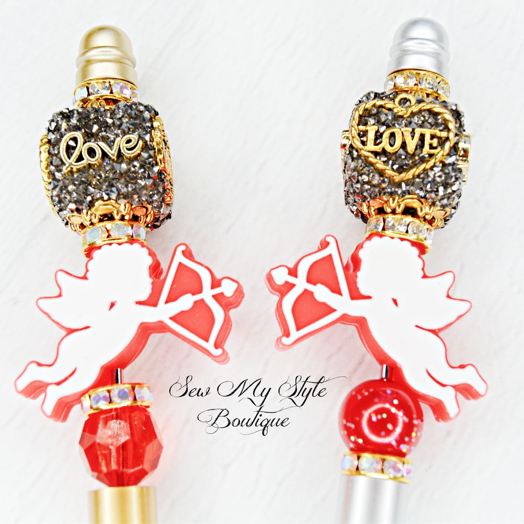 Gift Pens/pen Cupid Love Red Blinged Out Pen/valentines Day Gifts for ...