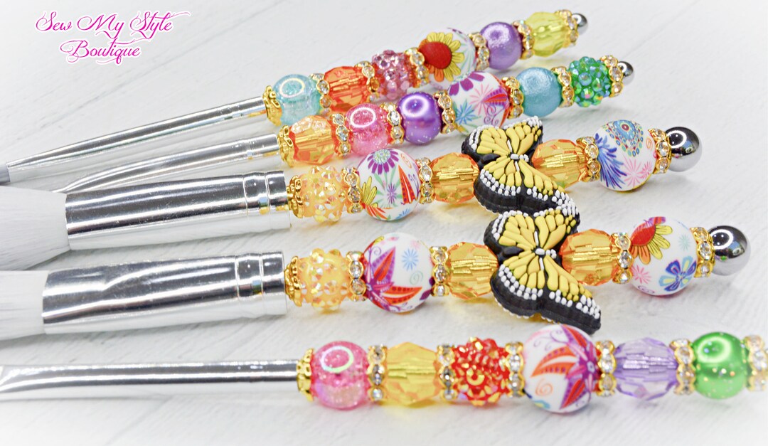 Makeup Brush Set/beaded Gift Set Self Care Gift Gift for Daughter Gift ...