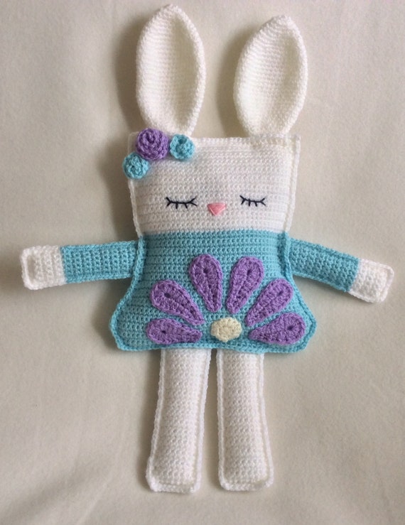 Crochet Ragdoll Bunny Rabbit Handmade Animal Wool Soft Toy | Etsy