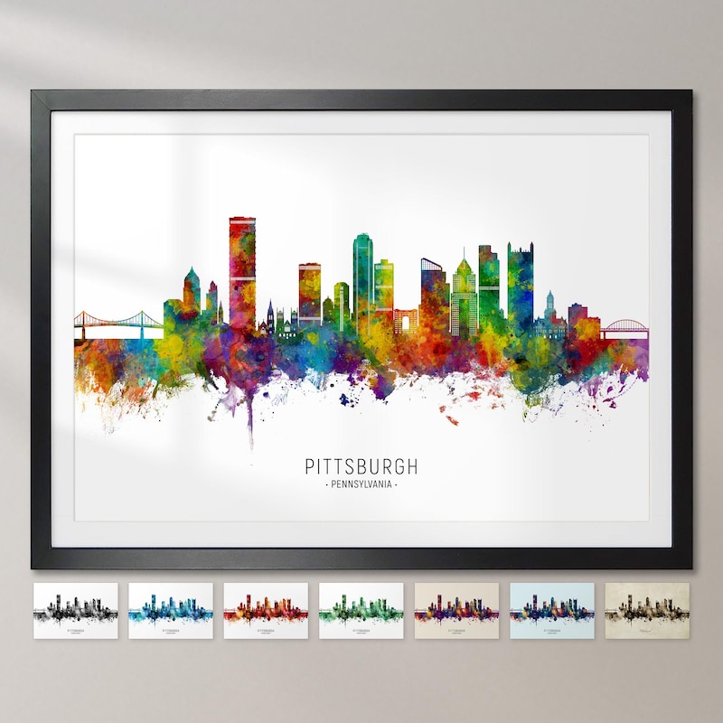 Pittsburgh Print - Etsy