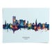 Swindon Skyline England, Cityscape Painting Art Print Poster CX (24105 ...