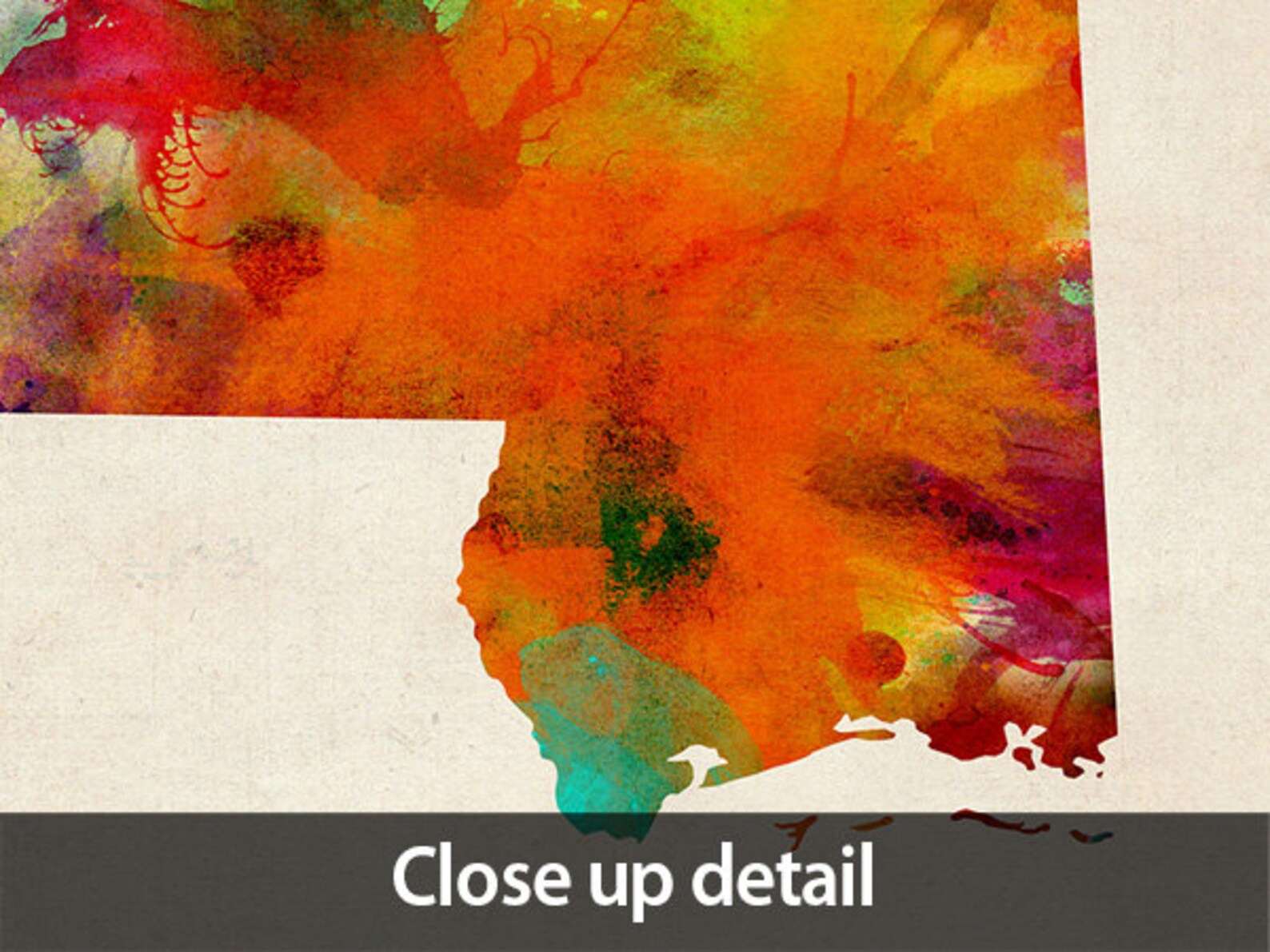 Mississippi Watercolor Map USA Art Print 403 | Etsy