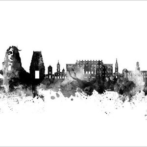 Coimbatore Skyline, Coimbatore India Cityscape Art Print Poster 26257 ...