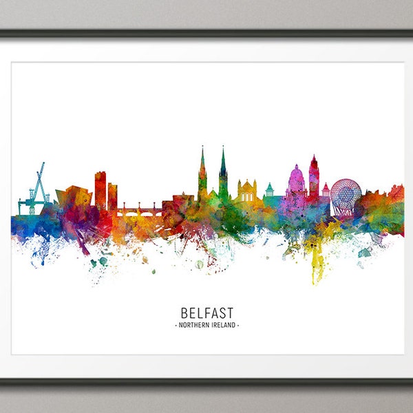 Belfast Poster - Etsy UK