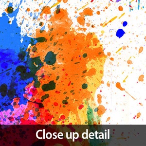 United States Paint Splashes Map USA, Art Print (63) - Etsy