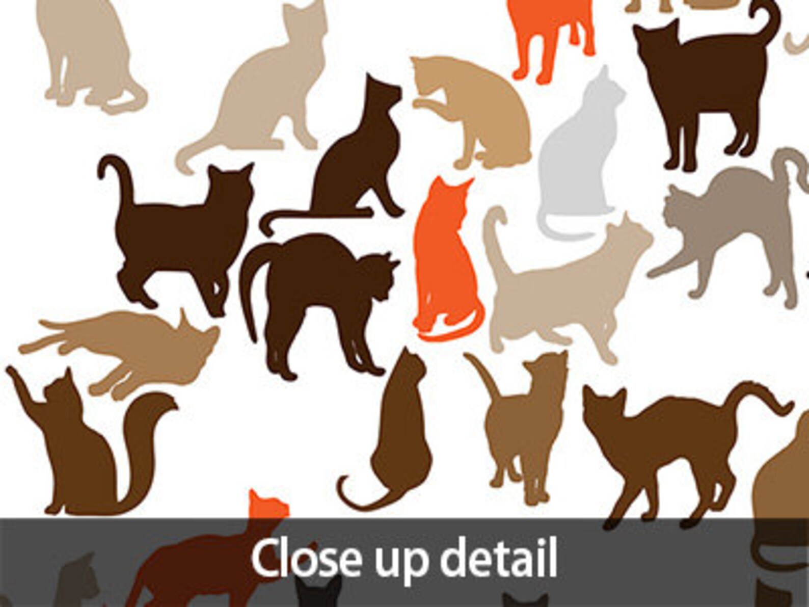 Cats Map of the World Map Art Print 2545 - Etsy UK