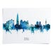 Seoul Skyline South Korea, Cityscape Painting Art Print Poster CX (6601 ...