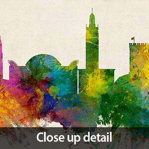 Norwich Skyline, Norwich England Cityscape Art Print (15924) - Etsy