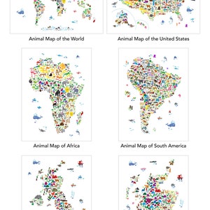Animal Map of Scotland for Children and Kids, Scotland Map, Art Print ...