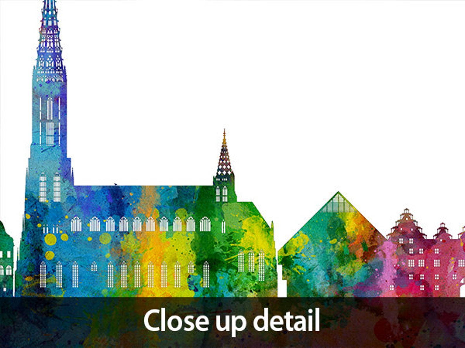 Ulm Skyline Ulm Deutschland Cityscape Art Print Poster - Etsy