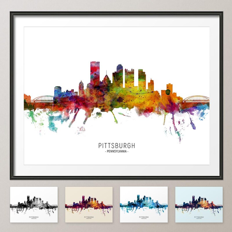 Pittsburgh Print - Etsy
