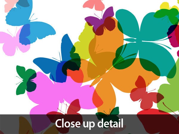 Butterflies Map of the World Map Art Print 511 - Etsy