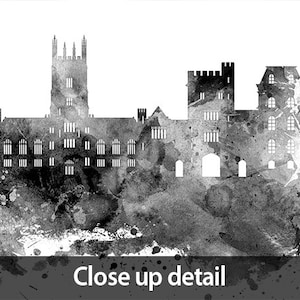 Poughkeepsie Skyline, New York Cityscape Art Print Poster 22016 - Etsy