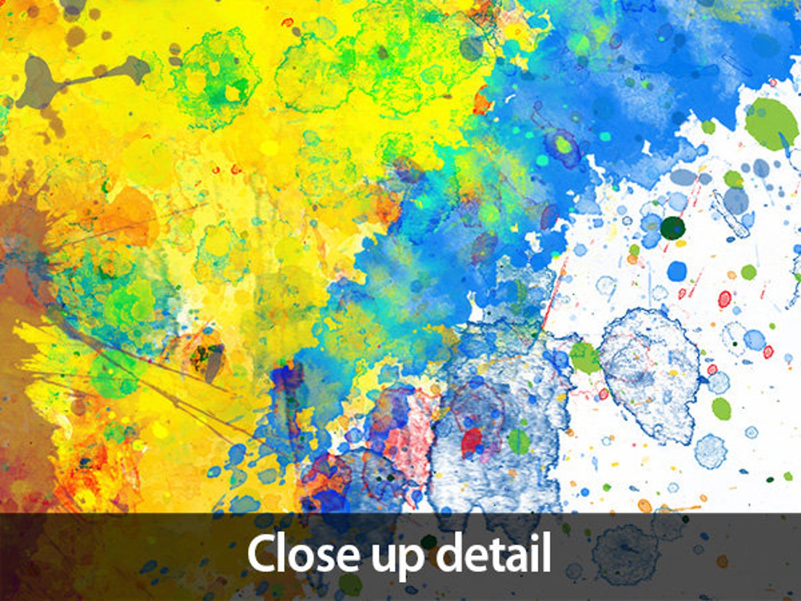 India Map, Abstract Paint Splashes Art Print Poster, Portrait - SP ...