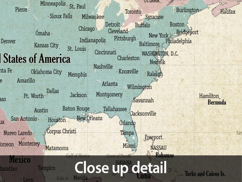 Political Map of the World Map Old Style Art Print 24x36 | Etsy