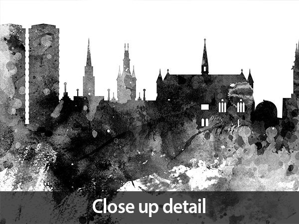 Dundee Skyline Dundee Scotland Cityscape Art Print Poster - Etsy UK