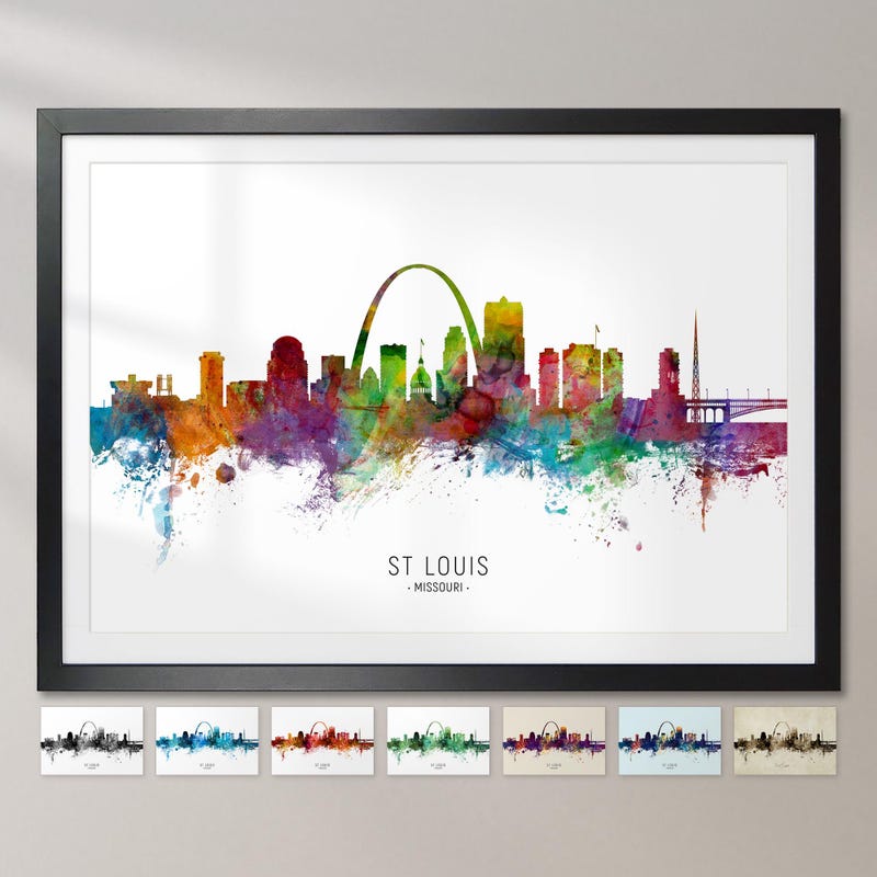 St Louis Poster - Etsy