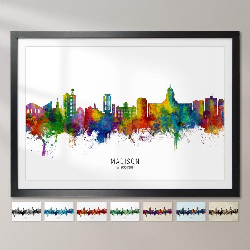Madison Wisconsin - Etsy