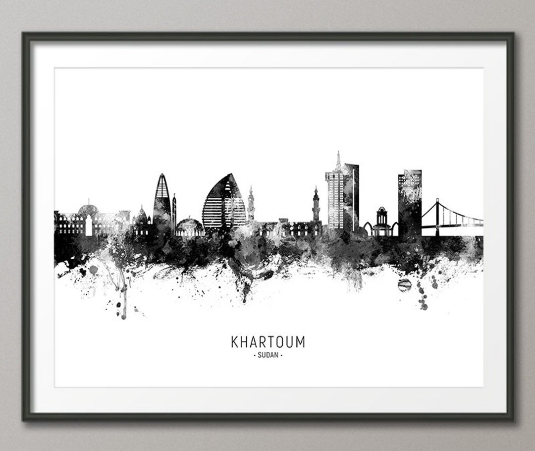 Khartoum Skyline, Khartoum Sudan Cityscape Art Print Poster 29299 - Etsy
