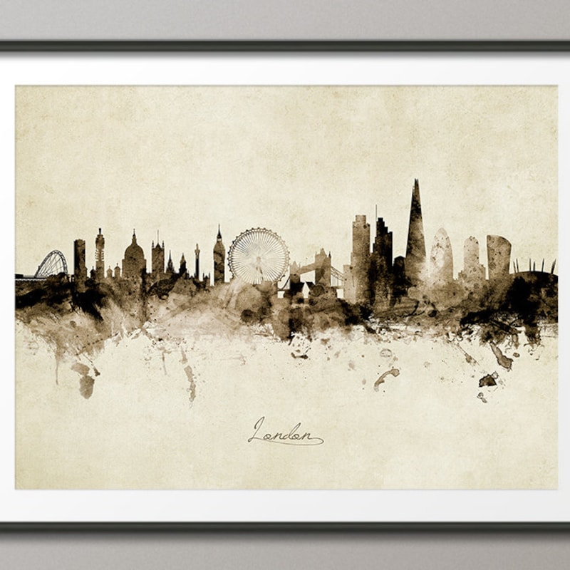 Cityscape Art - Etsy