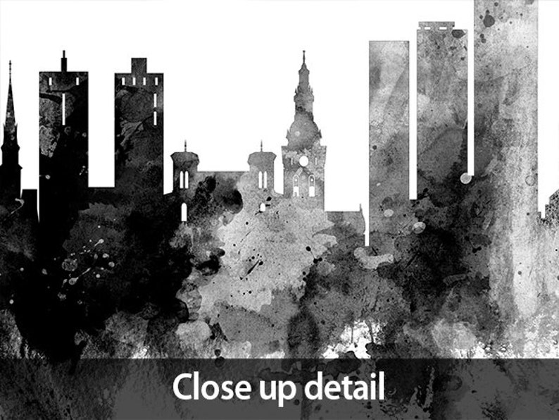 Oslo Skyline Oslo Norway Cityscape Art Print Poster 11595 - Etsy