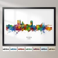 Hand-drawn Map of Morton, Illinois (digital Download) - Etsy