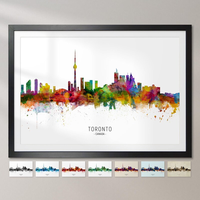 Toronto Skyline - Etsy