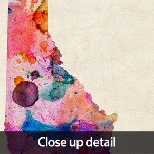 Idaho Watercolor Map USA Art Print 390 - Etsy