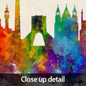 Tehran Skyline, Tehran Iran Cityscape Art Print Poster (2860) - Etsy