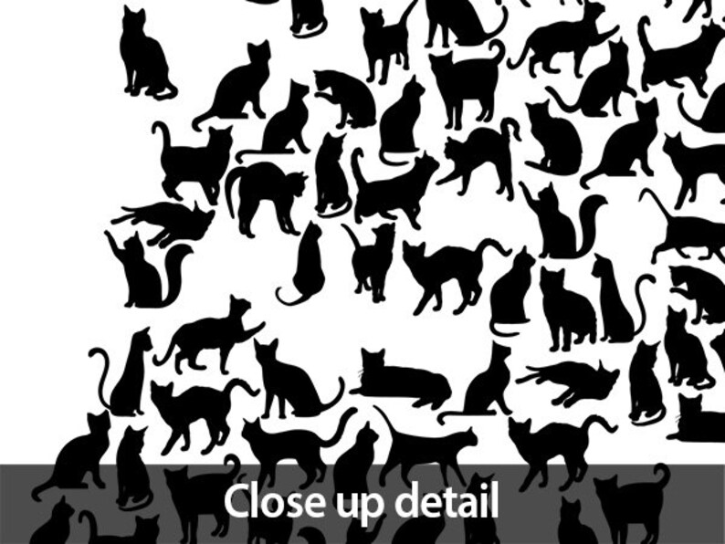 Cats Map of the World Map Art Print 2529 - Etsy