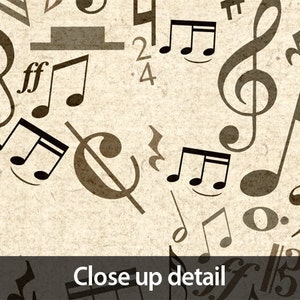 Music Notes Map of the World Map, Art Print WM (82) - Etsy