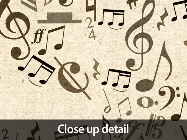 Music Notes Map of the World Map Art Print 82 - Etsy