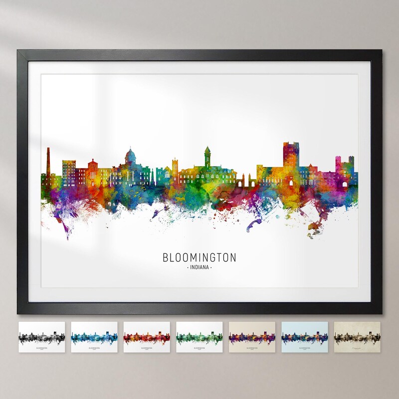 Bloomington Poster - Etsy