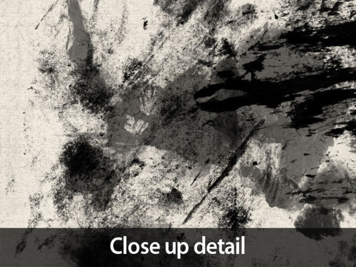 Map of the World Map Dark Abstract Painting Art Print 101 - Etsy UK