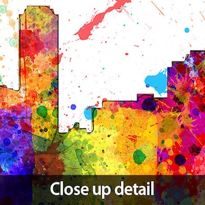 Adelaide Skyline, Adelaide Australia Cityscape Art Print (1053) - Etsy