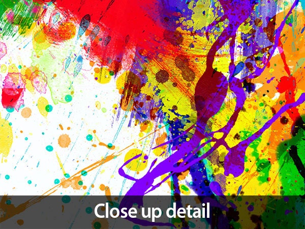 Paint Splashes Map of Italy Map Art Print 121 - Etsy