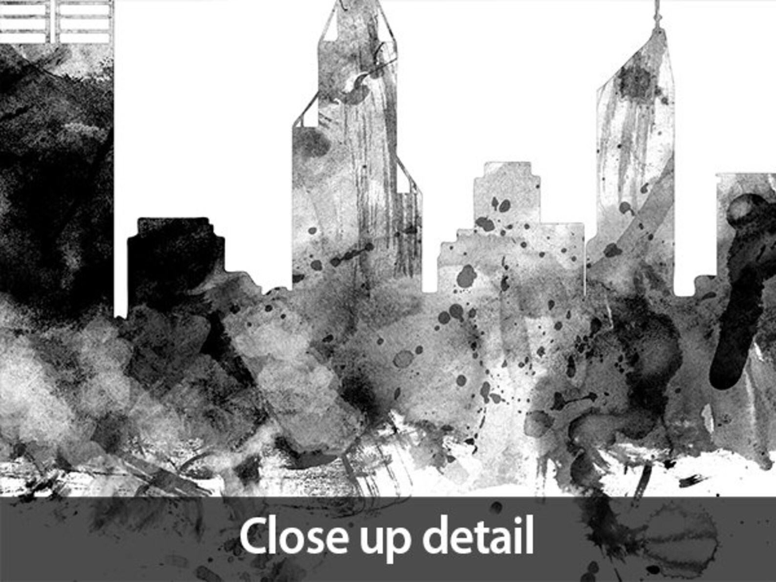 Perth Skyline Perth Australia Cityscape Art Print Poster | Etsy