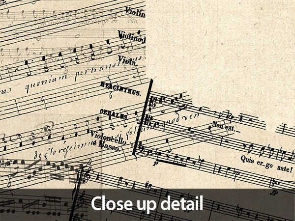 Texas Old Sheet Music Map USA Art Print 337 - Etsy