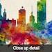 Leipzig Skyline, Leipzig Germany Cityscape Art Print (2866) - Etsy