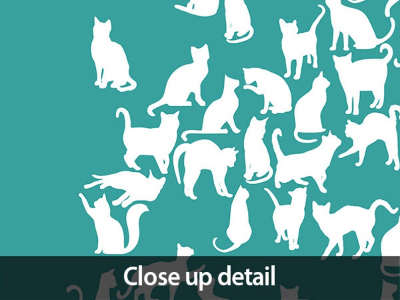 Cats Map of the World Map Art Print 2536 - Etsy UK