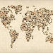 Cats Map of the World Map Art Print 180 - Etsy UK