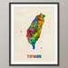 Taiwan Watercolor Map, Art Print (2131) - Etsy