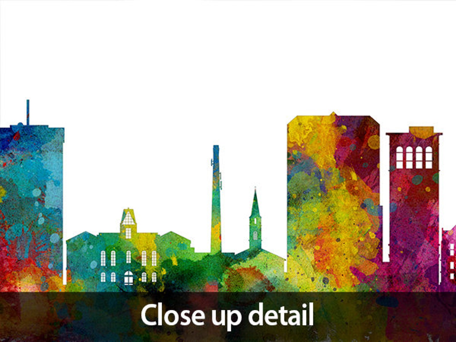 Lexington Skyline Lexington Kentucky Cityscape Art Print - Etsy