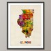 Illinois Watercolor Map USA Art Print 388 - Etsy