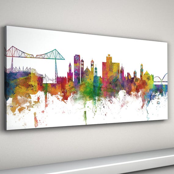 Middlesbrough Skyline Canvas Middlesbrough Cityscape Canvas - Etsy UK