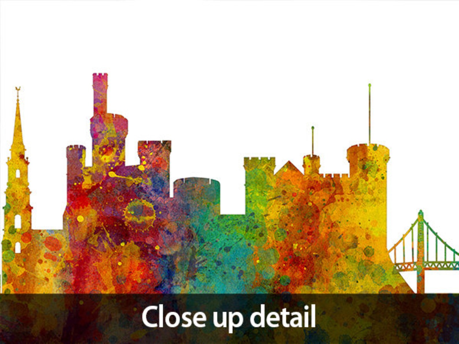 Inverness Skyline Inverness Scotland Cityscape Art Print - Etsy UK