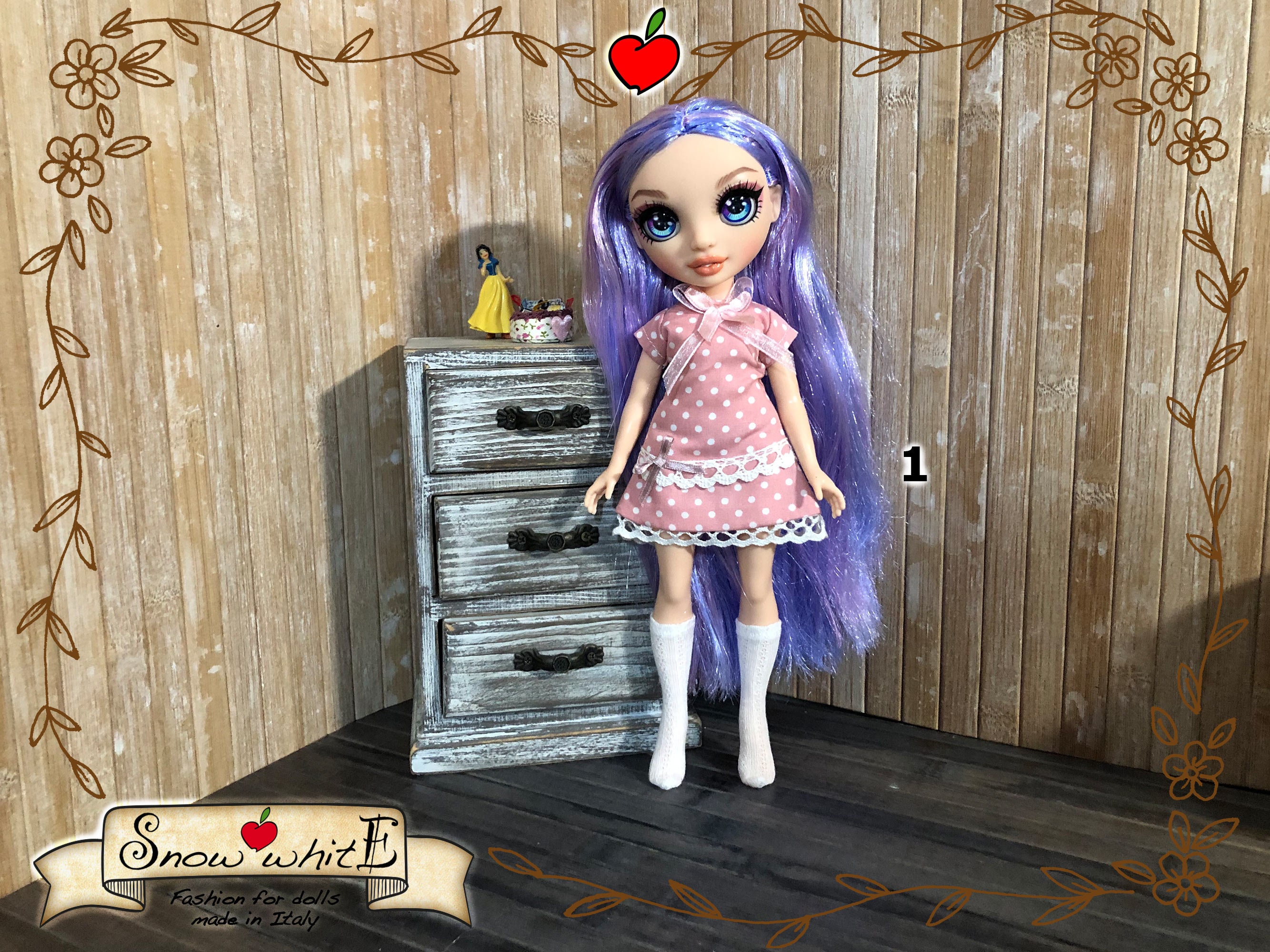 Mini Dress With Stockings for Blythe, Licca, Azone, Momoko, Obitsu-like ...