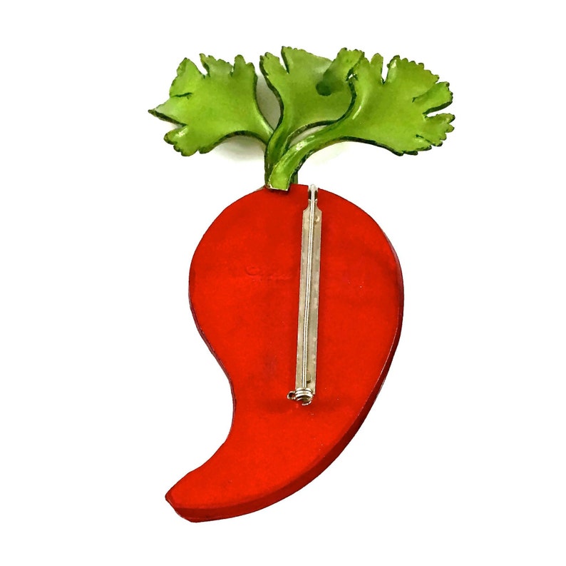 Vintage Massive CILEA PARIS Carrot Vegetable Brooch - Etsy