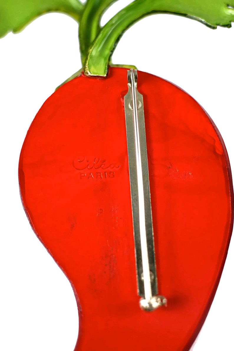Vintage Massive CILEA PARIS Carrot Vegetable Brooch - Etsy